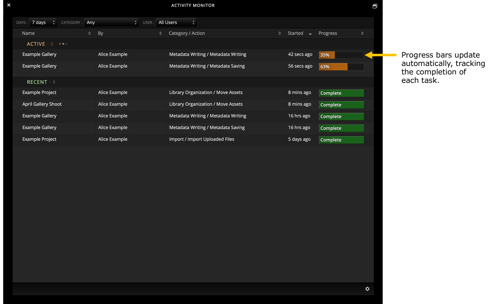 DF Studio Activity Monitor – Knowledge Base