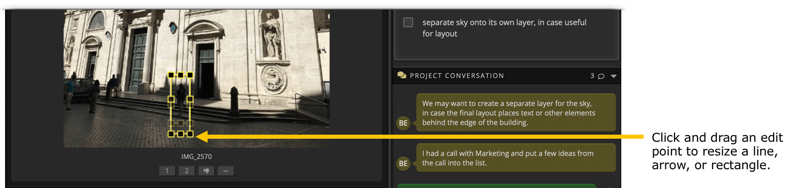 Visual Annotations – Knowledge Base