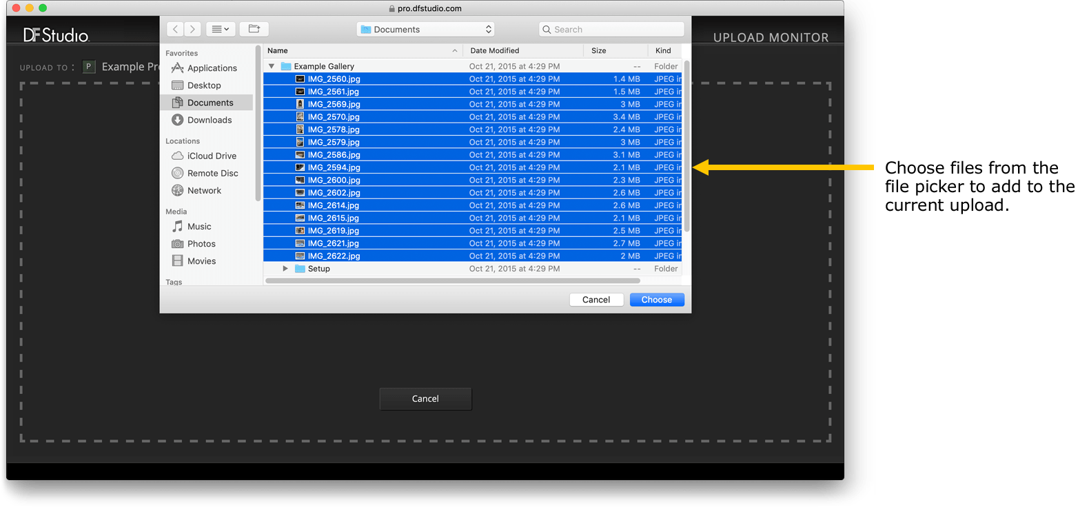 Upload Files to DF Studio – Knowledge Base