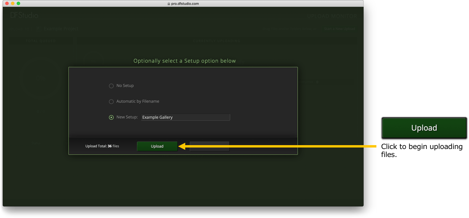 Upload Files to DF Studio – Knowledge Base